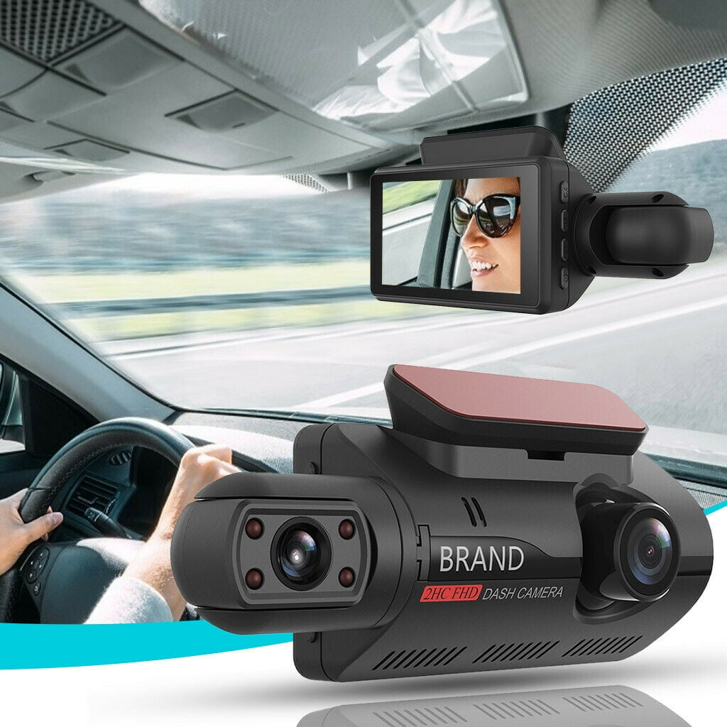 AAOMASSR Dual Lens Car DVR Dash Cam Video Recorder G-Sensor 1080P Front ...