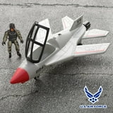US Air Force Sky Raider Fighter Jet Toy with Pilot & Missile - Kids ...