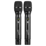 Supersonic UHF Dual Fixed Channel Professional Wireless Microphone ...