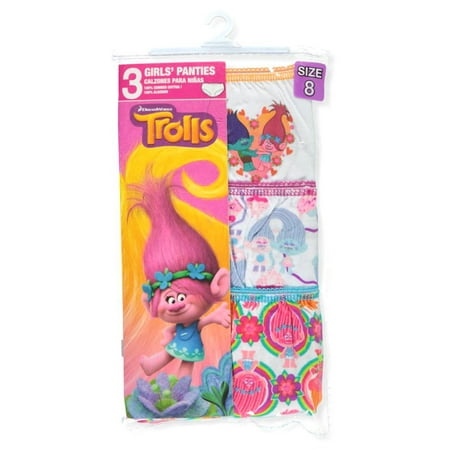Trolls - Dreamworks Trolls 3-Pack Girl Panties Underwear Poppy Branch ...