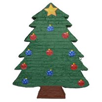 "Fiesta Piñata" Green with Lights Chsristmas Tree Pinata - Walmart.com