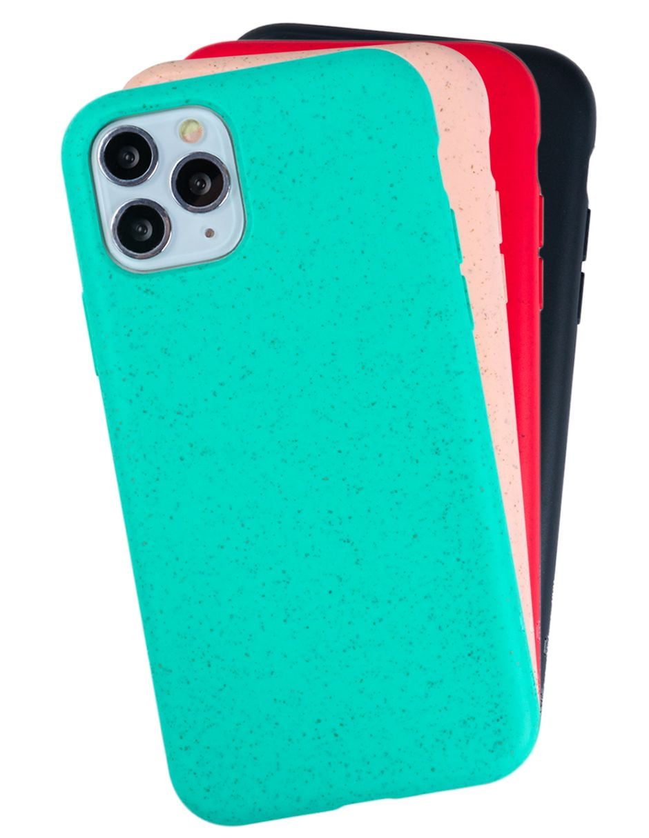Funda para iPhone 11 Pro, Case InstaCase Biodegradable Rojo EcoFriendly iPhone 11 Pro, Protector ...