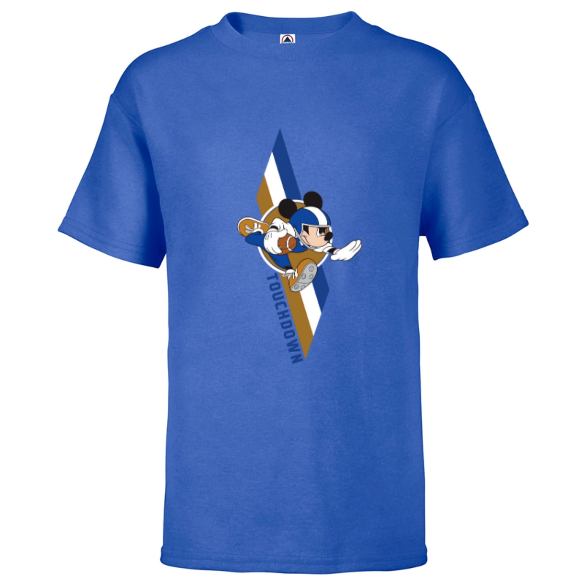 Disney Mickey Mouse Football Touchdown Sports - Short Sleeve T-Shirt ...