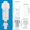 Xdziklosj Water Filter with Cartridge and Adapter Washing Machine ...