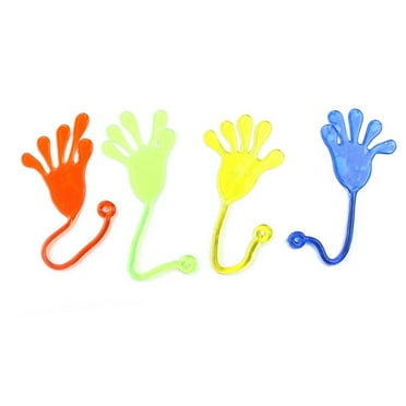 Super Z Outlet Vinyl Glitter Mini Sticky Hands Toys Multi-color ...