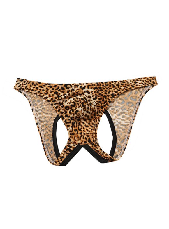 Mens Leopard Print Underwear