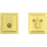 Baldwin Torrey Pines Square Low Profile Sgl Cyl Deadbolt in VB ...
