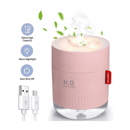 Lepai Snow Mountain Humidifier 500ml Humidifier Night Light Humidifier ...