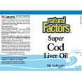 Natural Factors Cod Liver Oil, 90 Capsules - Walmart.com