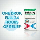 Pataday Once Daily Extra Strength Eye Care Allergy Relief Eye Drops, 2. ...