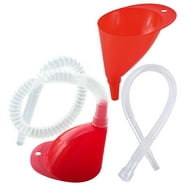 RXIRUCGD Long Neck Oil Funnel Multi-Purpose Funnel, Beveled Mouth FunnelHand-freess Long Spout ...
