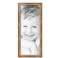 ArtToFrames 10" x 25" Honey Picture Frame, 10x25 inch Brown MDF Poster ...