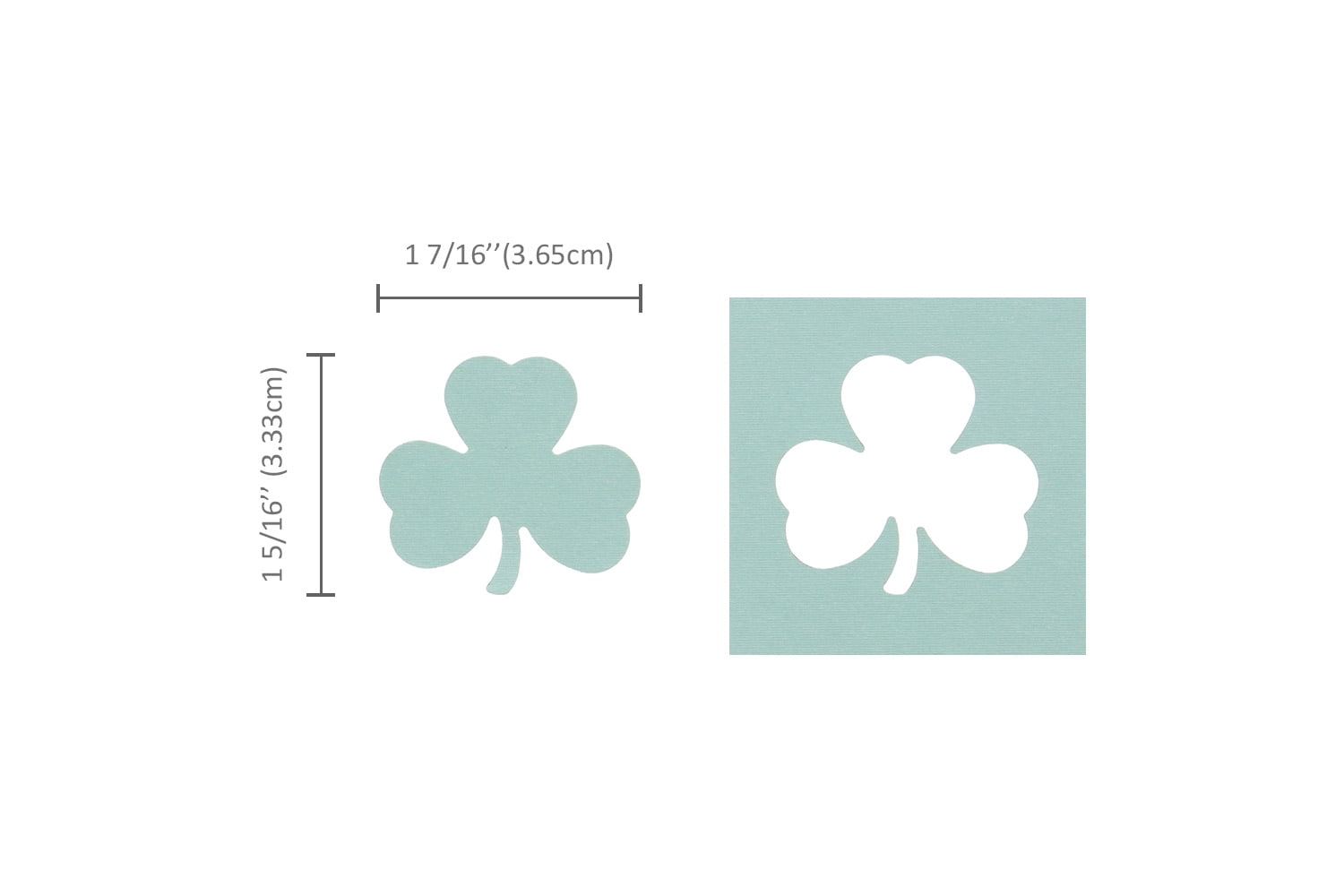 Bira Craft 1.5 inch Shamrock 1 Shape Lever Action Craft Punch, St ...