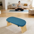 awjaisca Wooden Meditation Bench Ergonomic Folding Meditation Chair ...