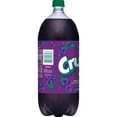 Crush Caffeine-Free Grape Soda Drink, Bold Fruity Flavor, 2L Bottle ...