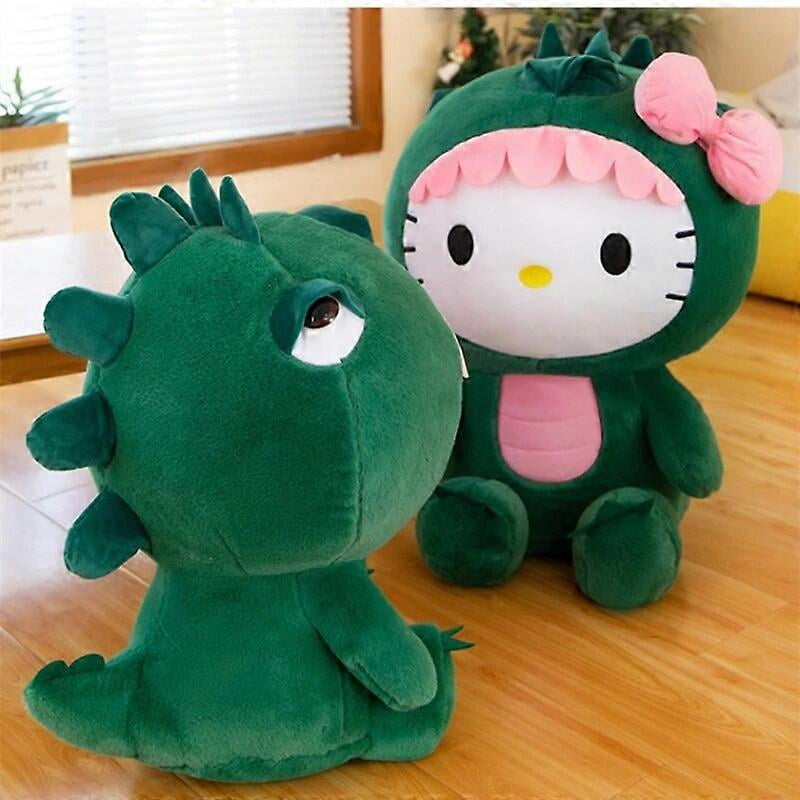 Peluche de dinosaurio Hello Kitty Kawaii de 65 cm, muñeco de dibujos ...