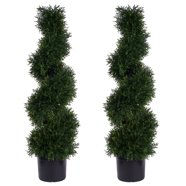 Nearly Natural 3' Boxwood Triple Ball Topiary Artificial Tree (Indoor ...
