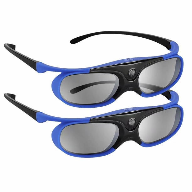 Active Shutter 3D Glasses DLP-Link USB Blue Compatible BenQ W1070 W700 ...