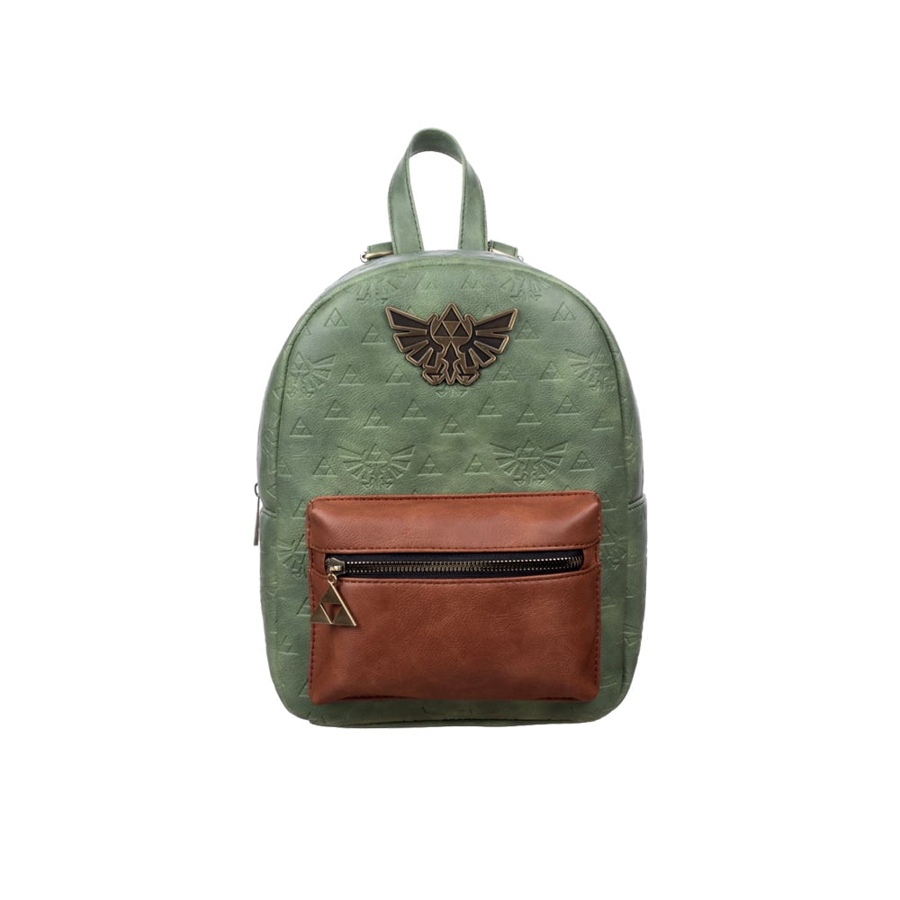 The Legend of Zelda Video Game Green and Brown Mini Backpack Accessory ...