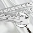 Stainless Steel Metal Ruler with Inch and Centimeters Metal Ruler 6 ...