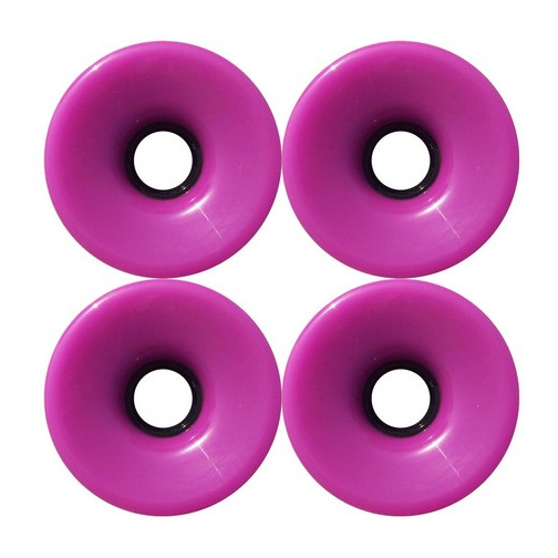 70mm 78a Offset Hub Purple Longboard Wheels - Walmart.com