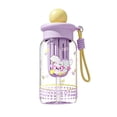 500ml yellow Cartoon Plastic Straw Cup - Fun and Functional Drinkware ...