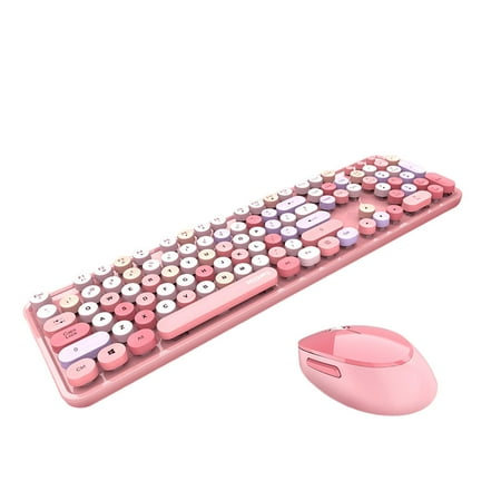 2.4G Wireless Mini Keyboard with Combination Mouse with Plug Numeric ...