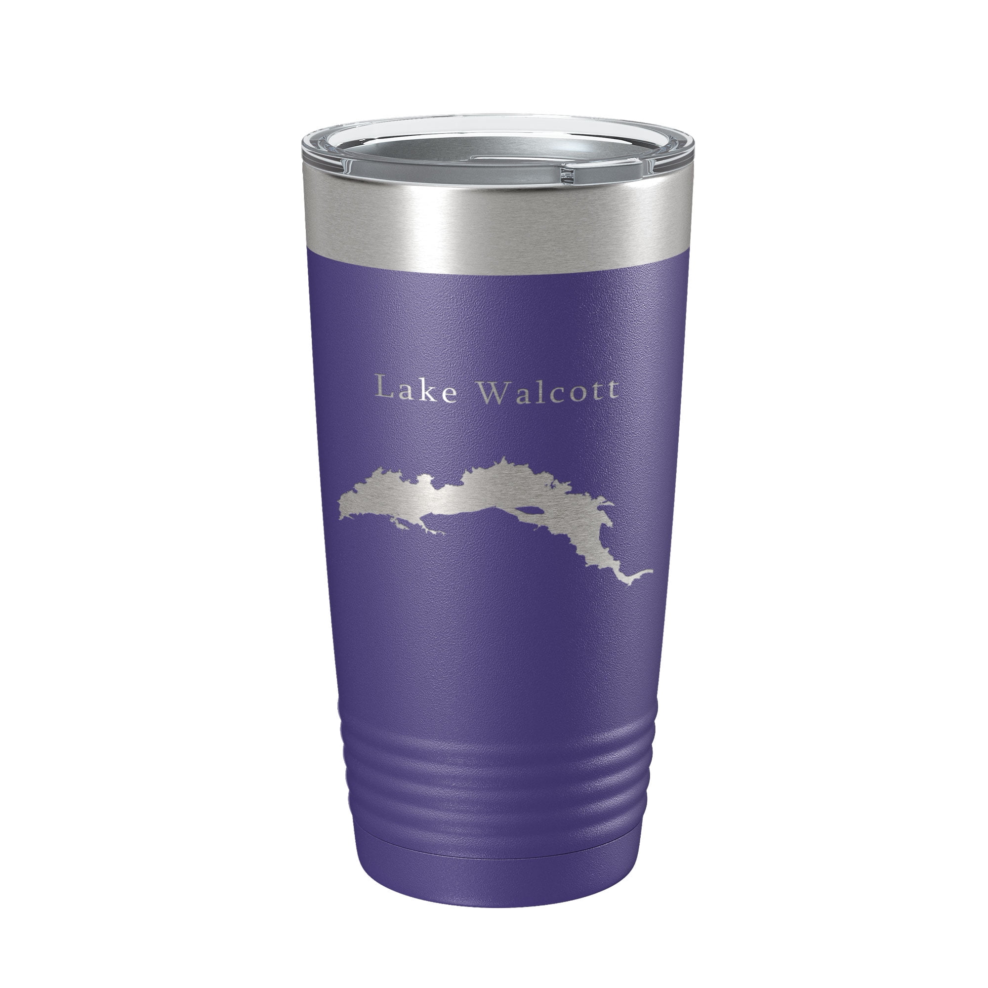 Lake Walcott Map Tumbler Travel Mug Insulated Laser Engraved Coffee Cup ...