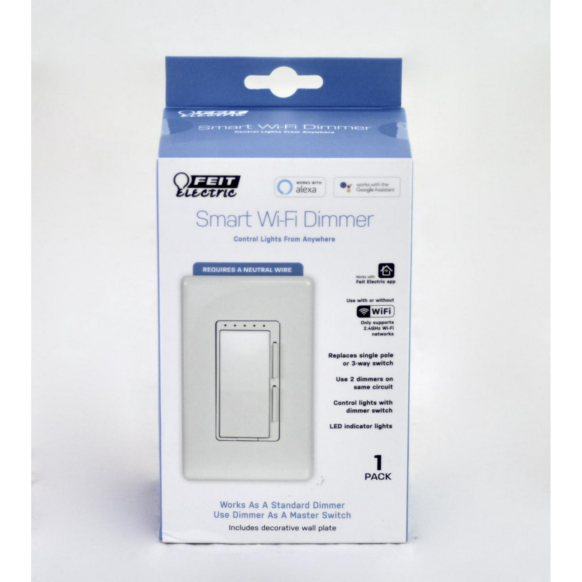 Click here for Feit Electric Smart Wi-Fi Light Dimmer 1 Ct. prices