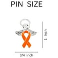 Angel Leukemia Orange Ribbon Awareness Pins - Walmart.com