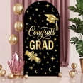 Arch Backdrop 5 Ft, Happy Graduation Spandex Stretch Fitted Arch Cover ...