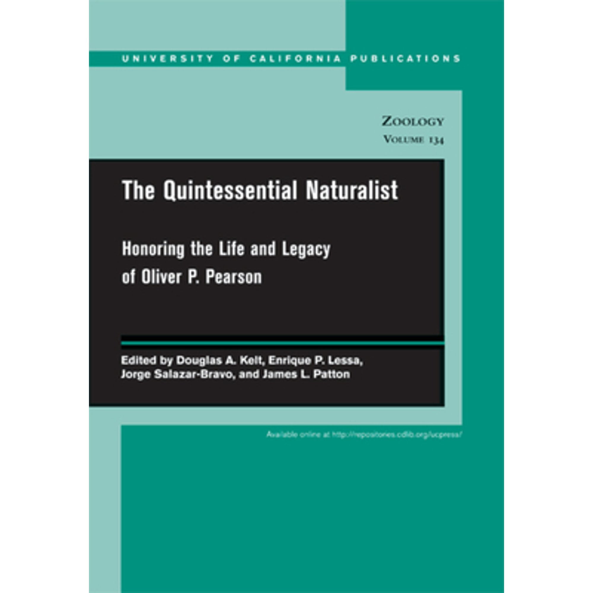 Pre-Owned Uc Publications in Zoology The Quintessential Naturalist ...