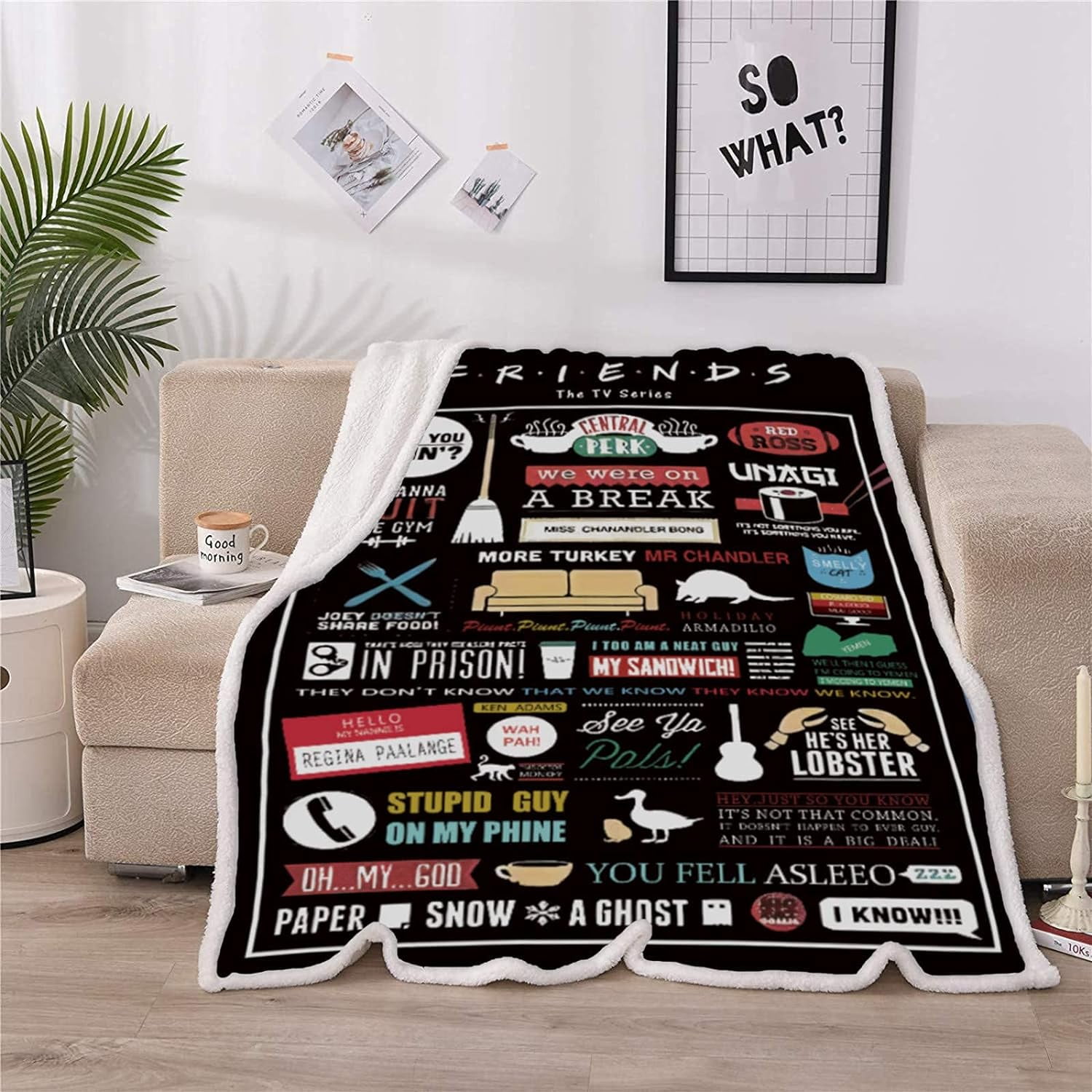 Click here for Laicaiw Friends Tv Show Blanket The Office Gifts F... prices