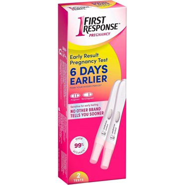 First Response Rapid Result Pregnancy Test, 2 Pack - Walmart.com