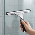 Agiufgs Window Squeegee 17.7 in, Streak-Free Cleaning with Ergonomic ...