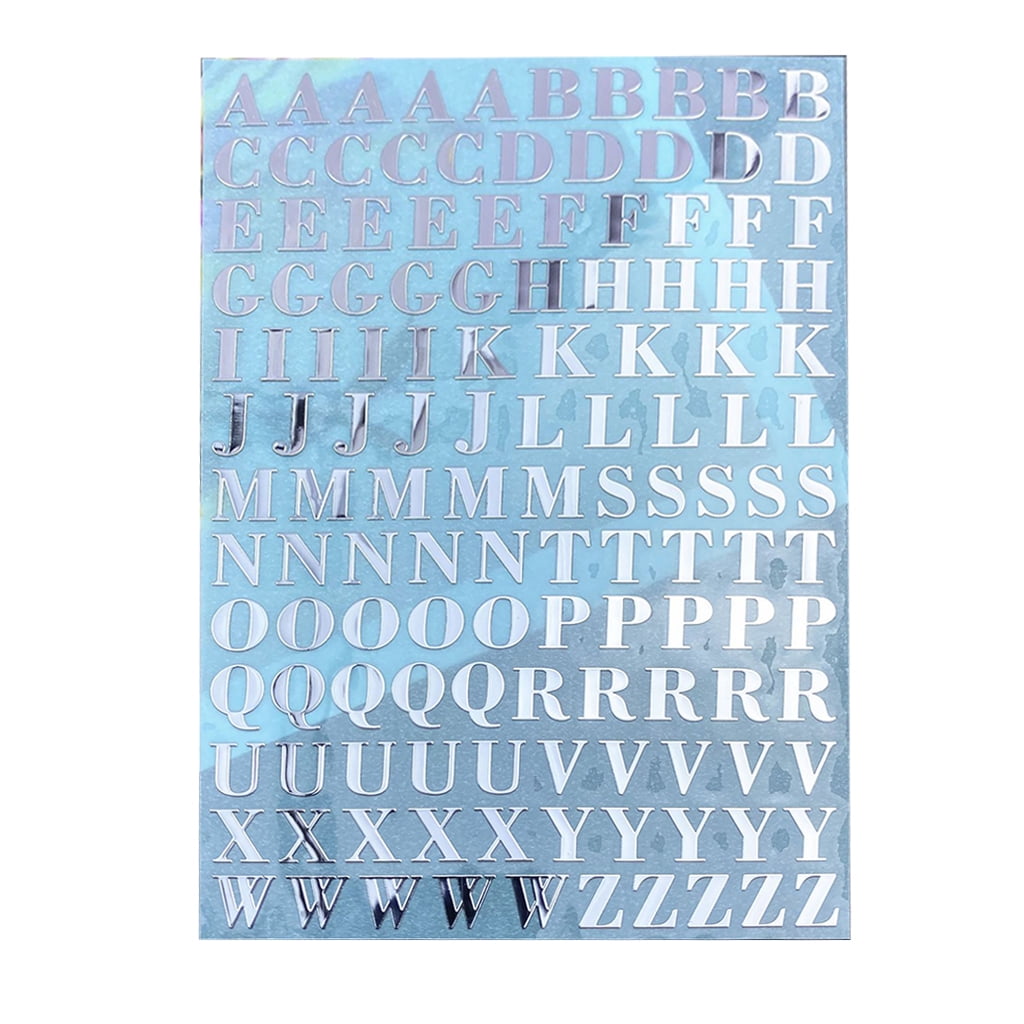 CANKER Letter Stickers Self Adhesive Alphabet Numbers Stickers Self ...
