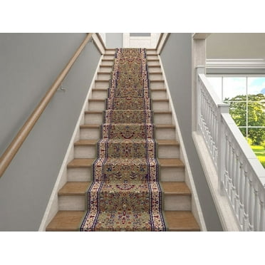 Westerly 25' Luxury Bergama Collection Stair Runner Rugs - Durable ...