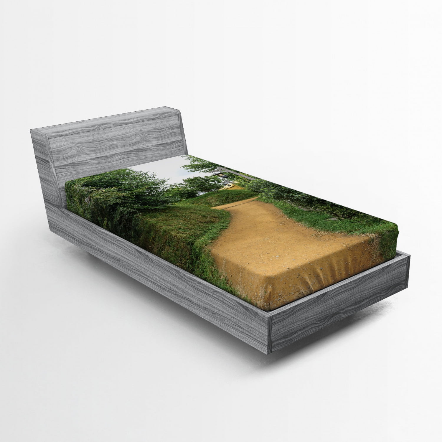 Hobbits Fitted Sheet, Elf Path in Woods of Hobbit Land in the Shire New ...