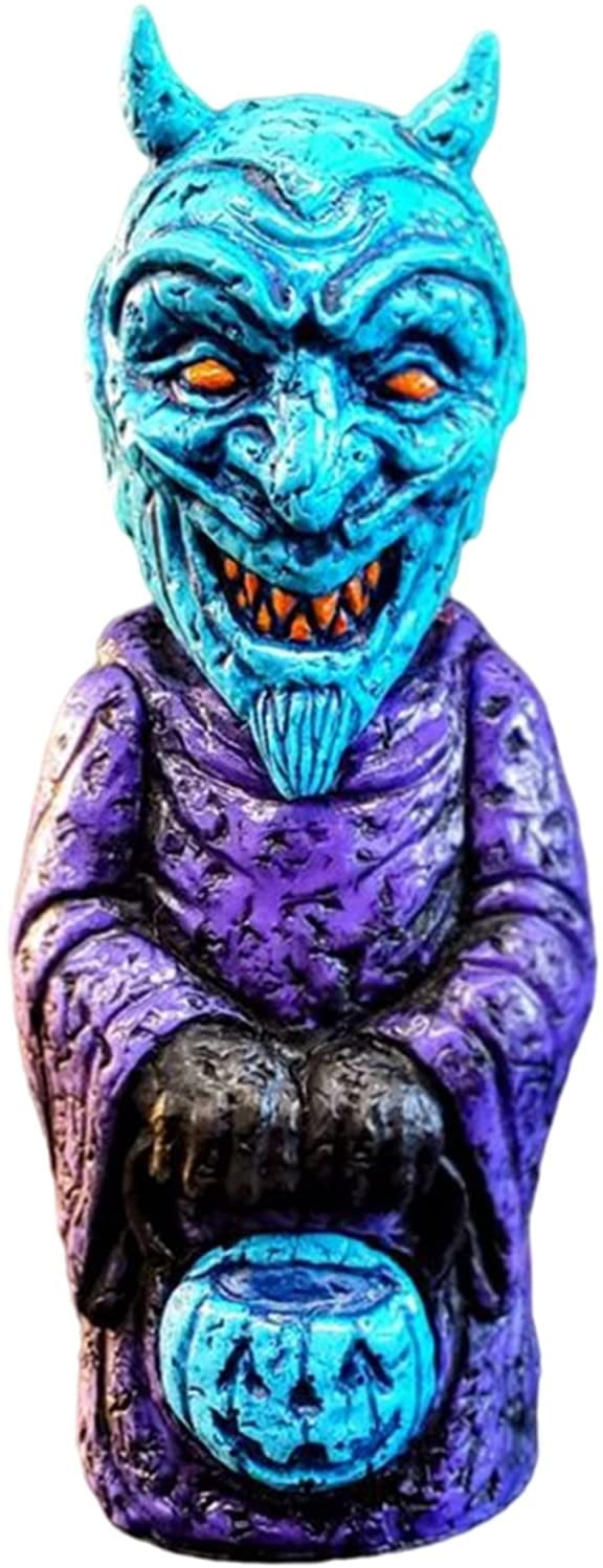 Garden Gnomes Statues,Blue Alien Gnomes,Outdoor Wizard Gnomes,Horror ...