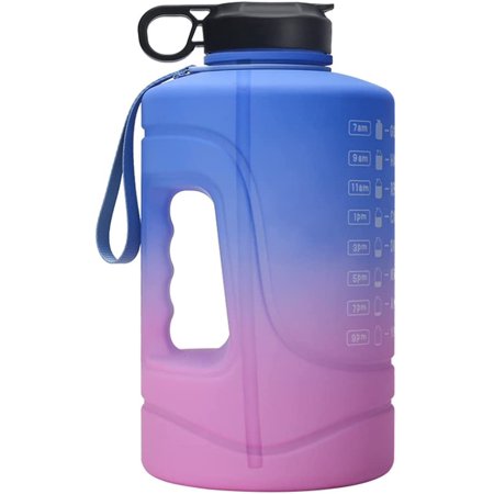 3.78L Water Bottle, Motivational Measured Water Bottle with Time Marker ...