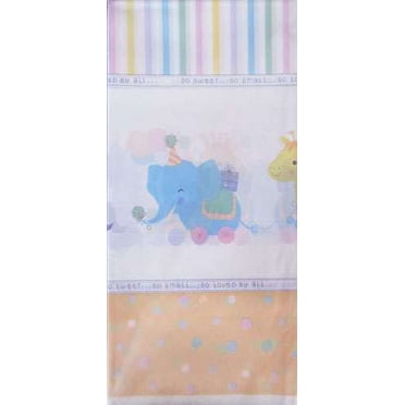 Fisher Price ABC Baby Shower Plastic Tablecover - Walmart.com