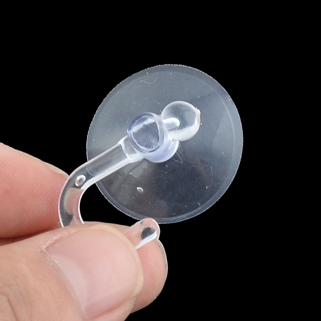 Rubber Window Glass Wall Suction Cup Hook Sucker Hanger Clear 25mm Dia ...