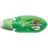 BIC Wite-Out Brand Mini Twist Correction Tape, White, 6 Count - Walmart.com