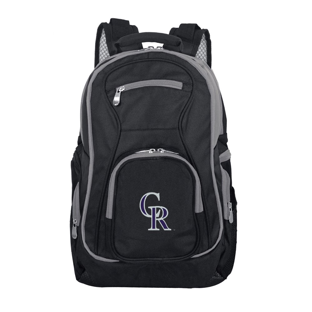 MLB Colorado Rockies Premium Laptop Backpack with Colored Trim ...