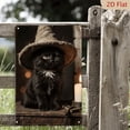 8x12 Inches Rustic Witch Hat Black Kitten Halloween Wall Art, Cozy ...