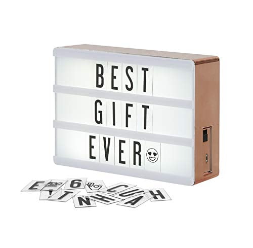 My Cinema Lightbox Rose Gold Light Box, Micro Led Marquee With 100 ...