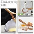 Raindrops Wood Dough Whisk Wooden Sourdough Stirring Rod Portable Bread ...