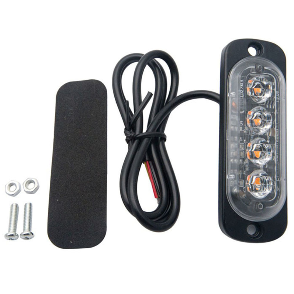 Buy Car-Styling Bright White Yellow Red Blue Amber 4 LED Car Truck Van ...