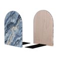 Wood Non-Skid Bookend For Shelves Heavy Duty Book Stand For Cds ...