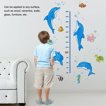 Kids Height Chart Wall Sticker, Healthy PVC Material Kids Height Chart ...
